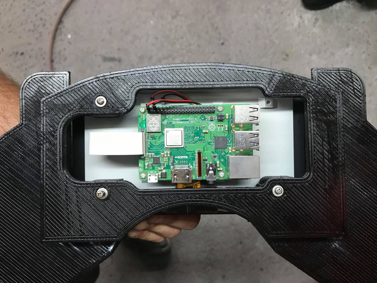 3D Printed Gauge Cluster – Raspberry Pi Dashboards